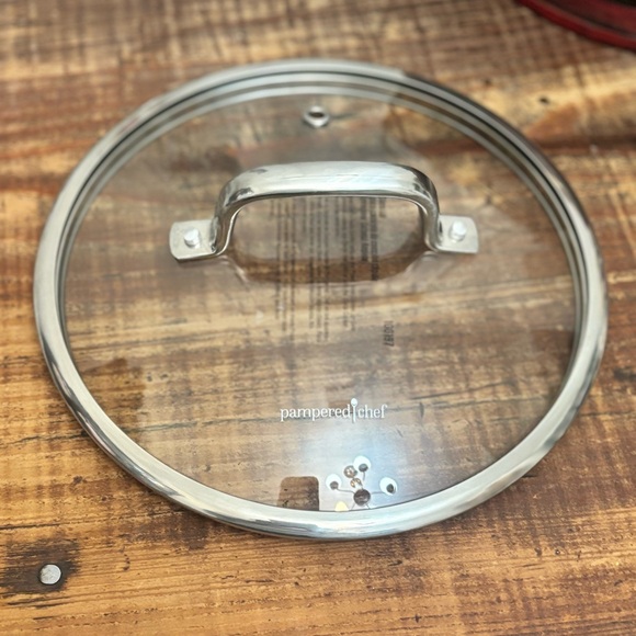 Pampered Chef | Kitchen | Pampered Chef Stainless Steel Handle Glass ...